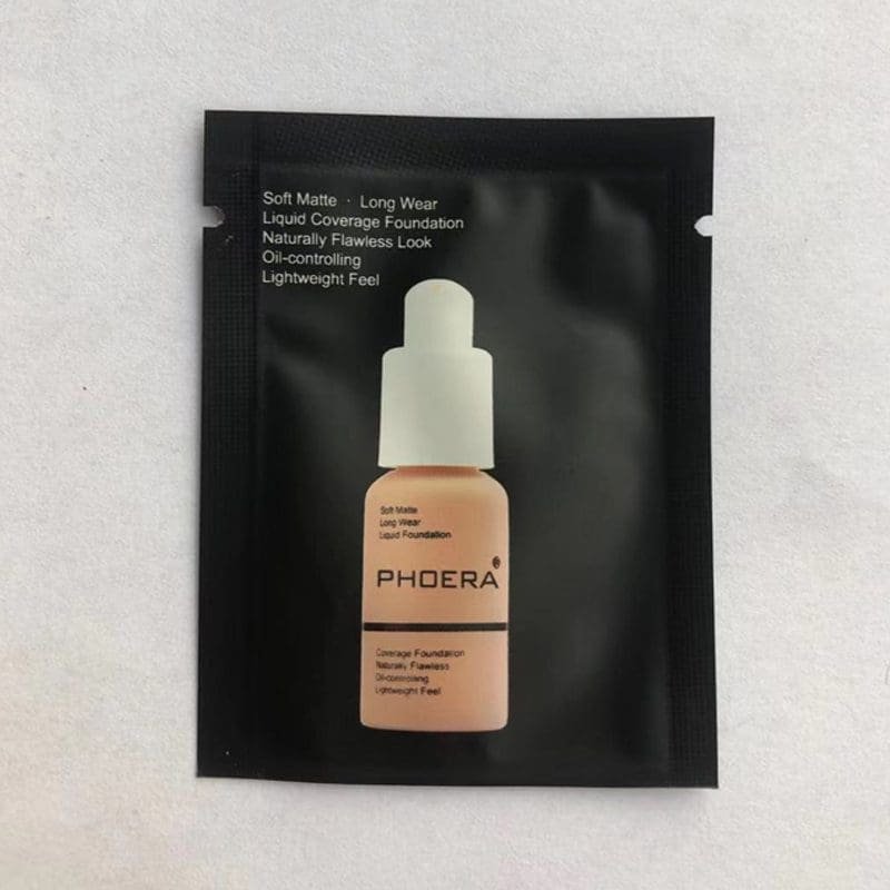 Full Coverage Liquid Foundation SAMPLES TO TEST COLOUR | Phoera ...